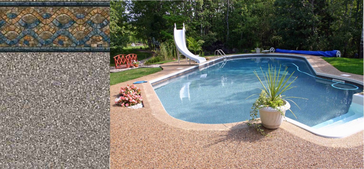 Savannah Border Wall Sandstone Floor - UV Pools