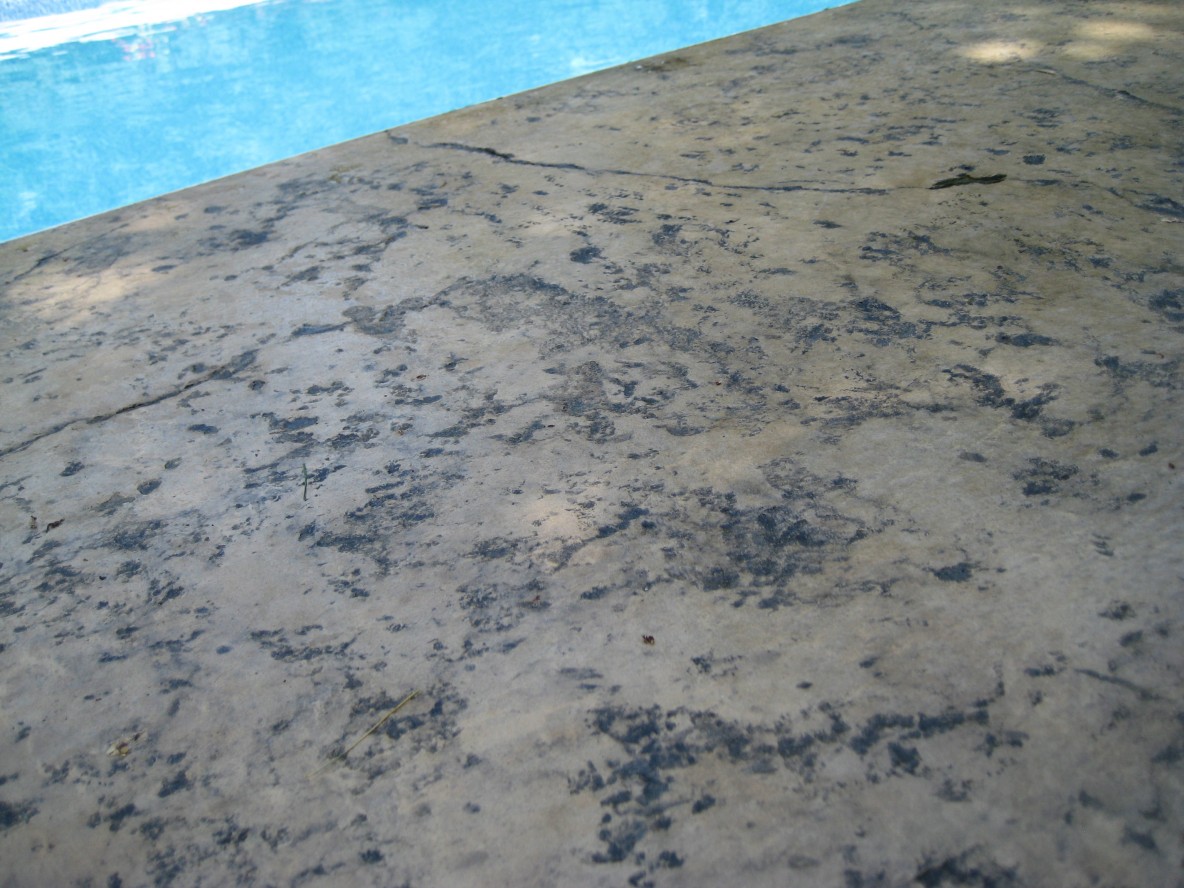 Slate Stamped Concrete - UV Pools