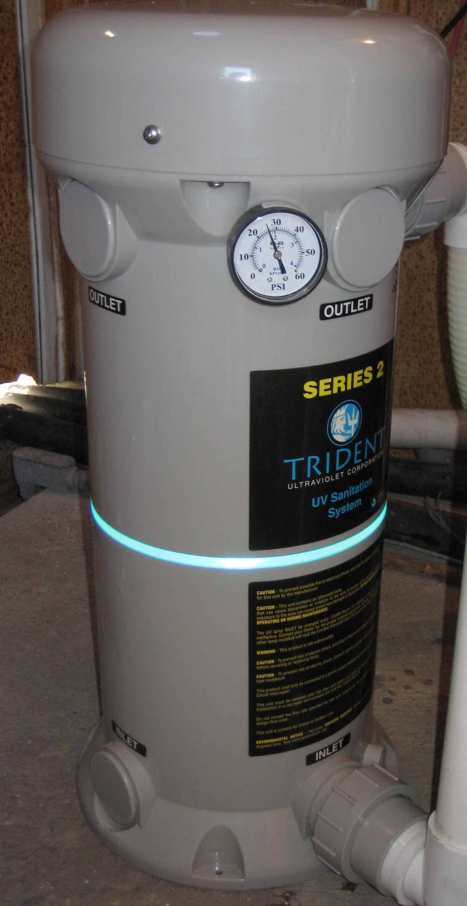 Ultra Violet Light Sanitation System - UV Pools