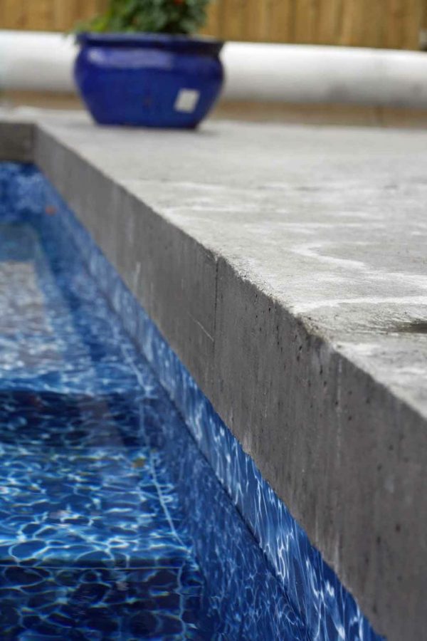 Concrete Flat Bullnose Coping - UV Pools